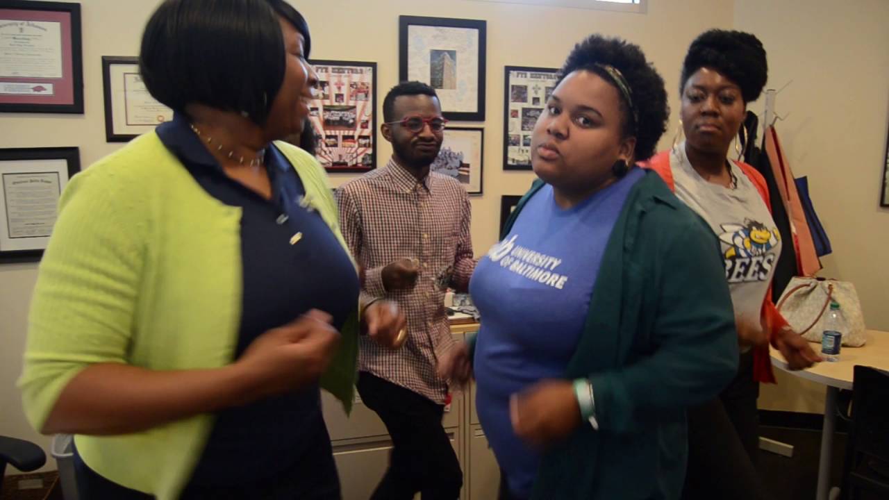 Running Man Challenge - University of Baltimore Student Affairs - YouTube