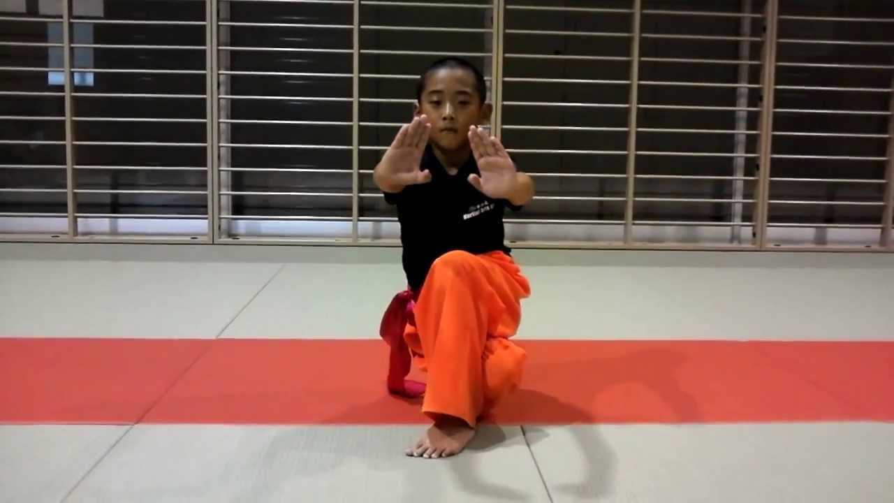 歇歩 クンフーの立ち方 xie bu. Kung fu stance. - YouTube