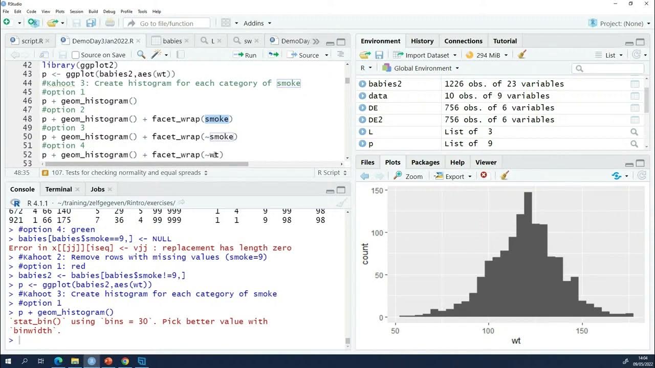 R introduction 135f: solution exercise by VIB Bioinformatics Core - YouTube