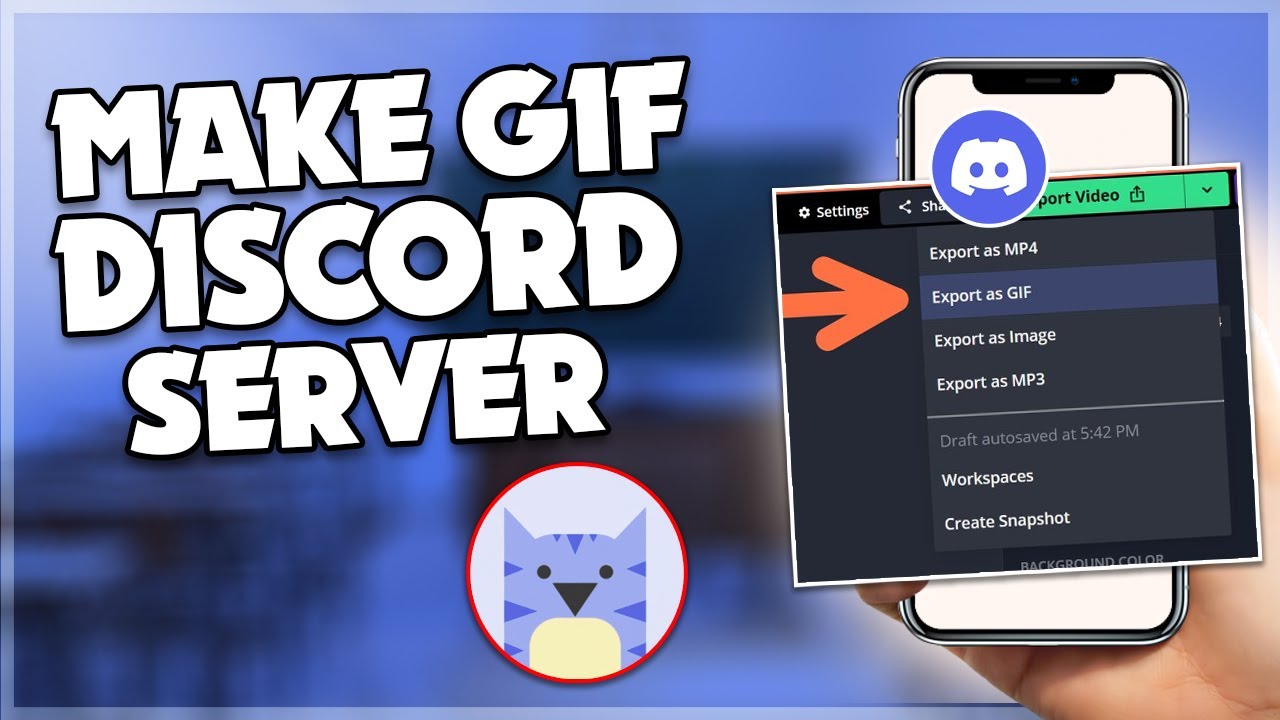 How to make gif discord server | PIN TECH | - YouTube