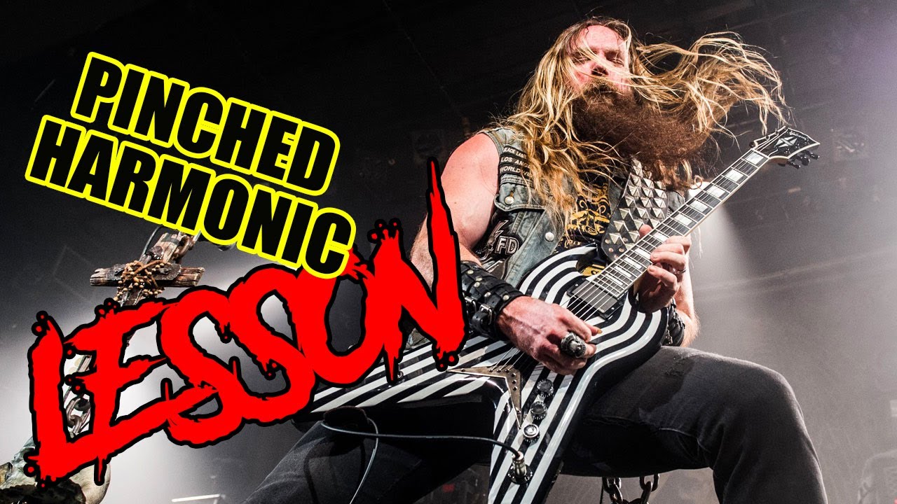 How To Pinch Harmonic Guitar Lesson Metal Jamie Slays - YouTube