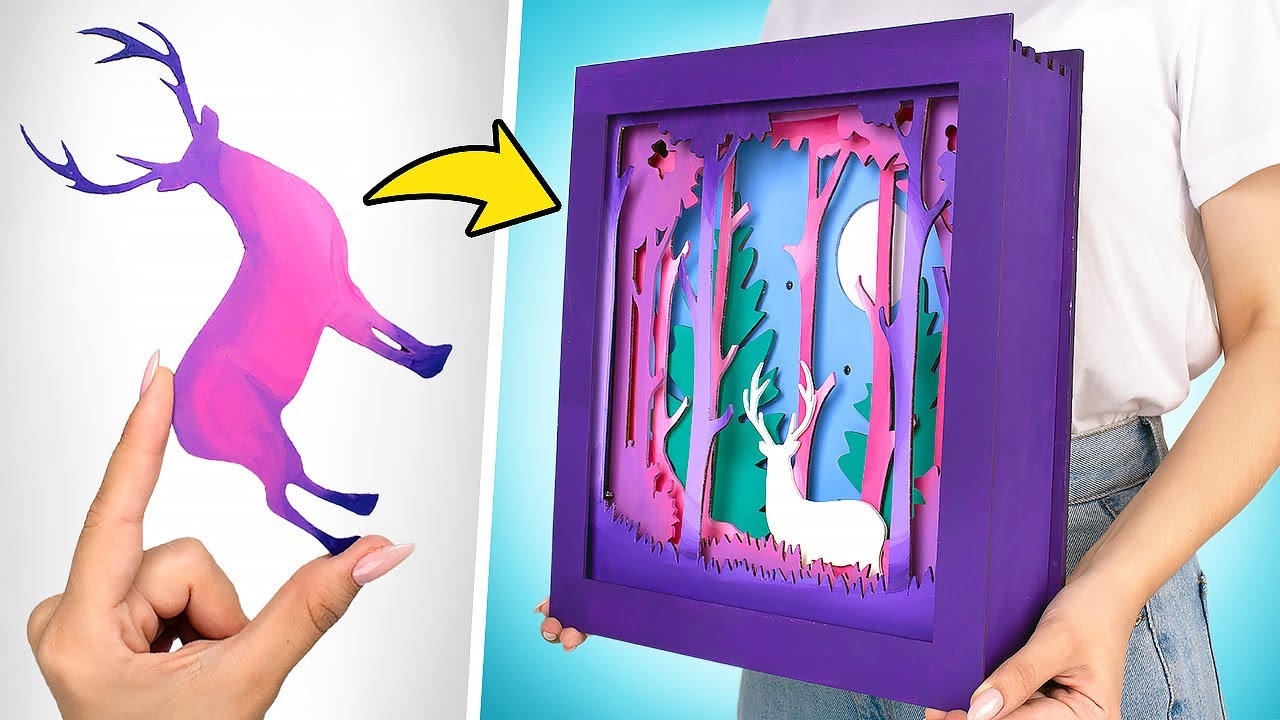 Making An Amazing Wooden Lamp "Magic Forest" - YouTube