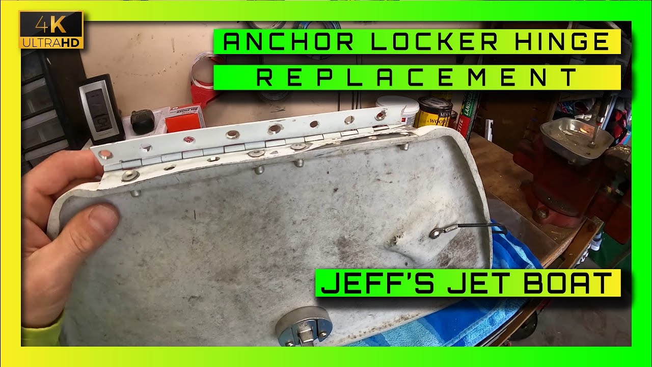 Anchor Locker Hinge Replacement - Yamaha Jet Boat - YouTube