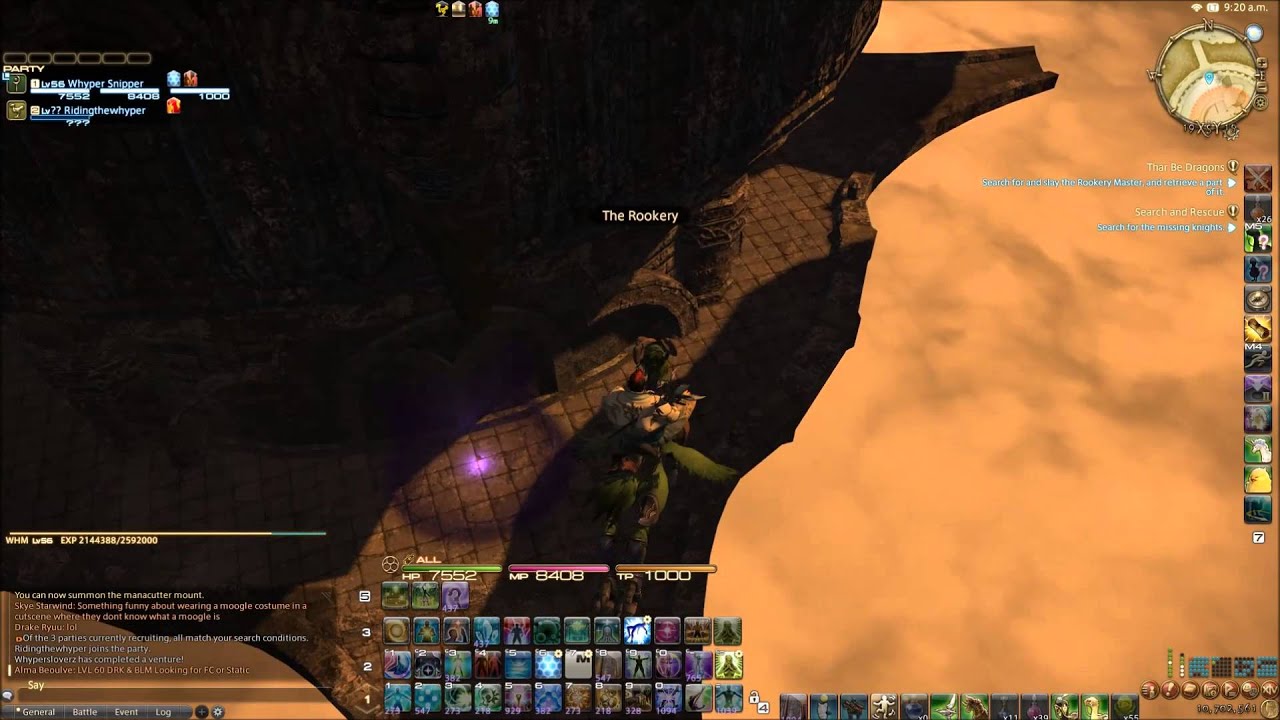 FFXIV - Thar Be Dragons Location - YouTube
