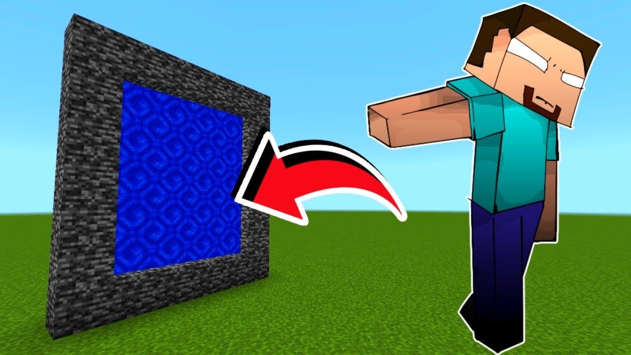 How To Make A Portal To The Herobrin dimension in Minecraft??? # ...