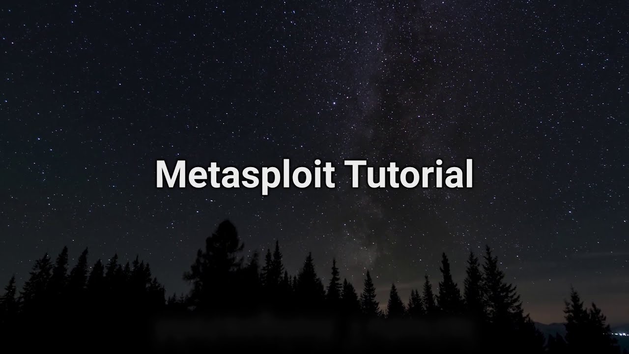 2 Metasploit Tutorial Youtube 5639