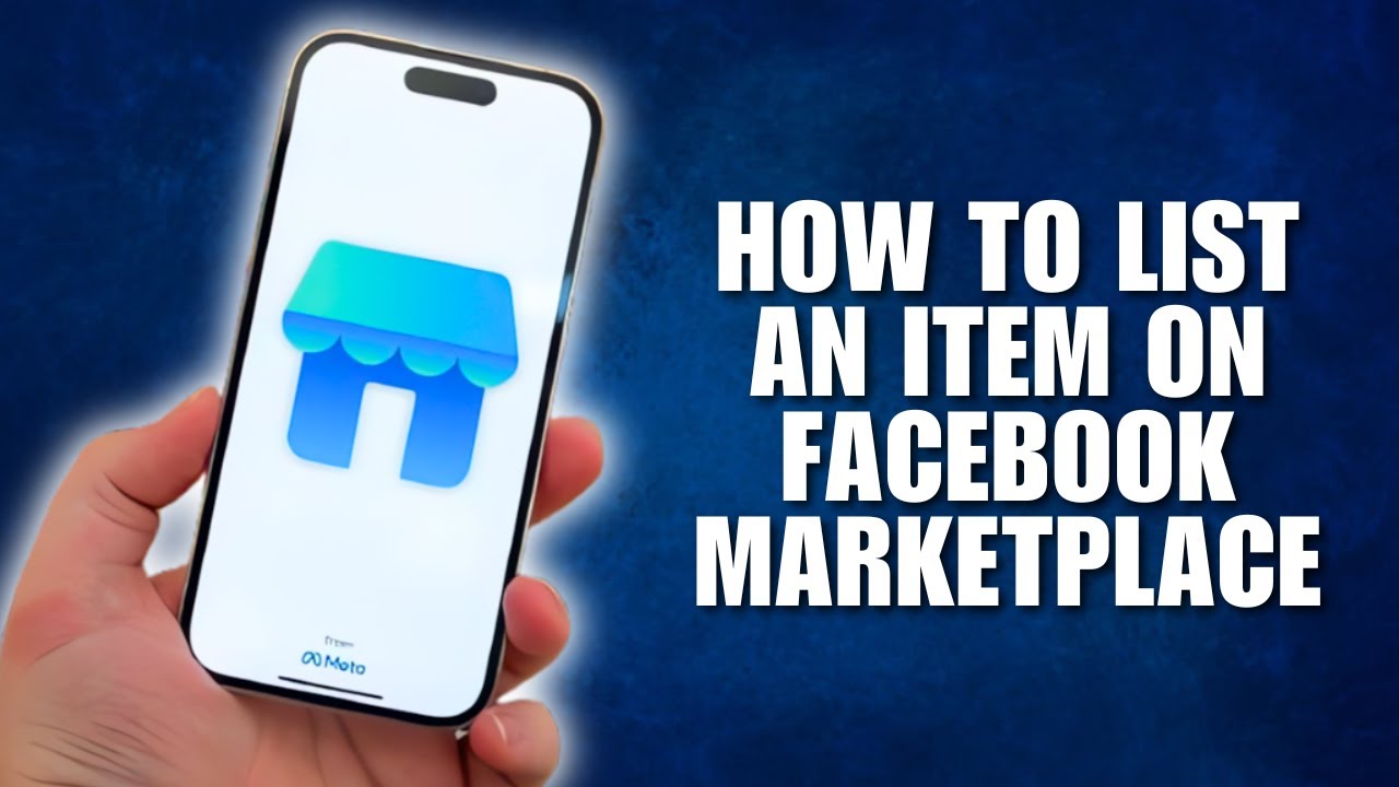 How to List an Item on Facebook Marketplace in 1 Minute! - YouTube