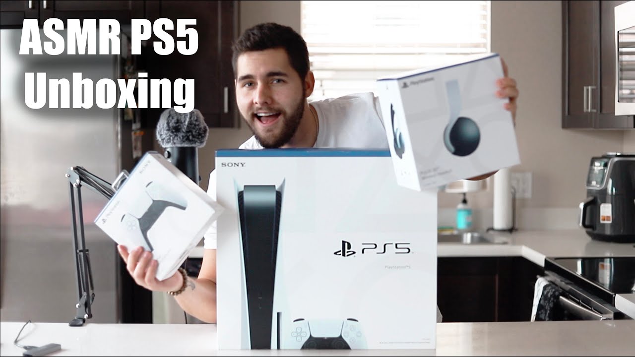 ASMR PS5 UNBOXING | Life Changing | Male Whisper ASMR - YouTube
