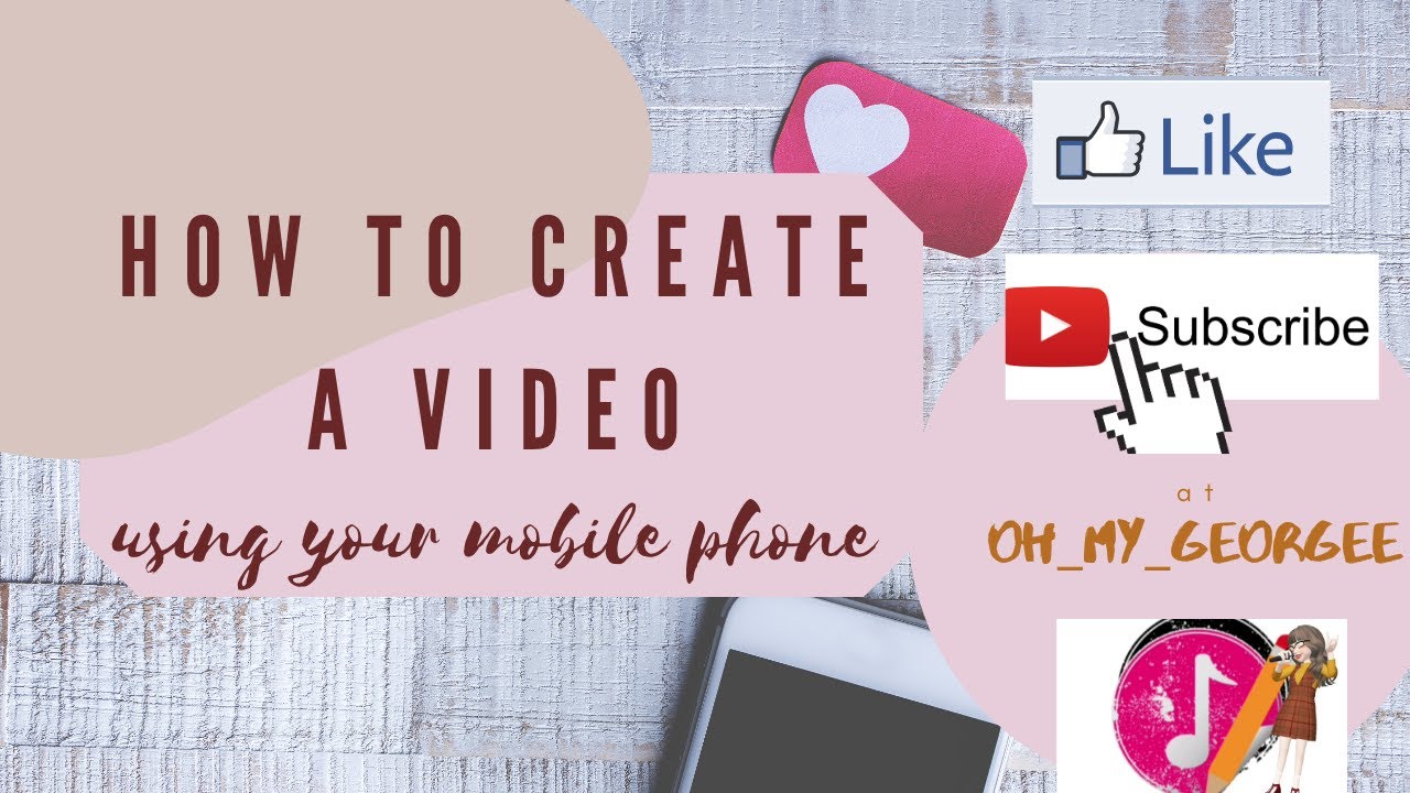 How to create a video using your mobile phone || Created using: Canva ...