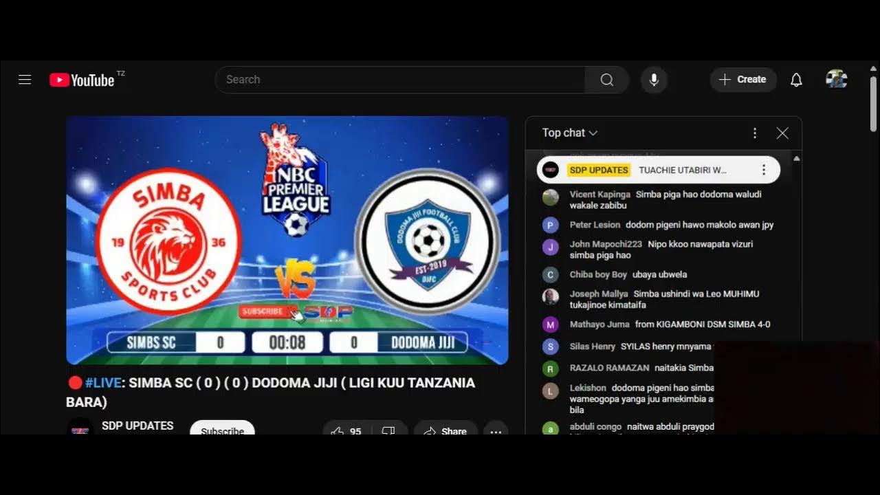 SIMBA SC vs DODOMA JIJI - YouTube