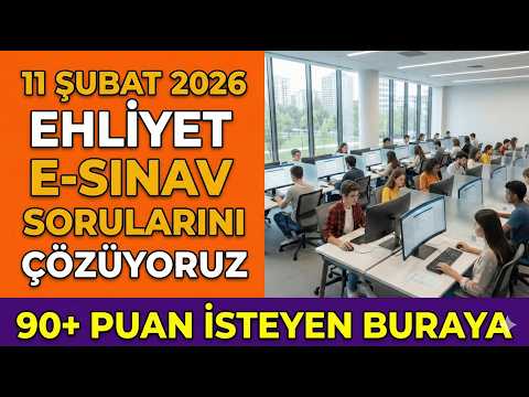 11 Şubat 2026 Ehliyet Sınav Soruları | Çıkmış Ehliyet Soruları ve Çözümleri 2026