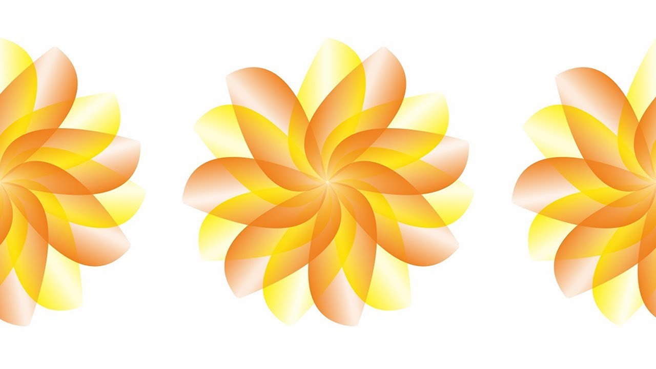 How to make a flower in corel draw - YouTube