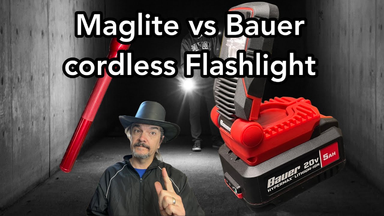 BAUER 20V Cordless Compact Flashlight – Review - YouTube