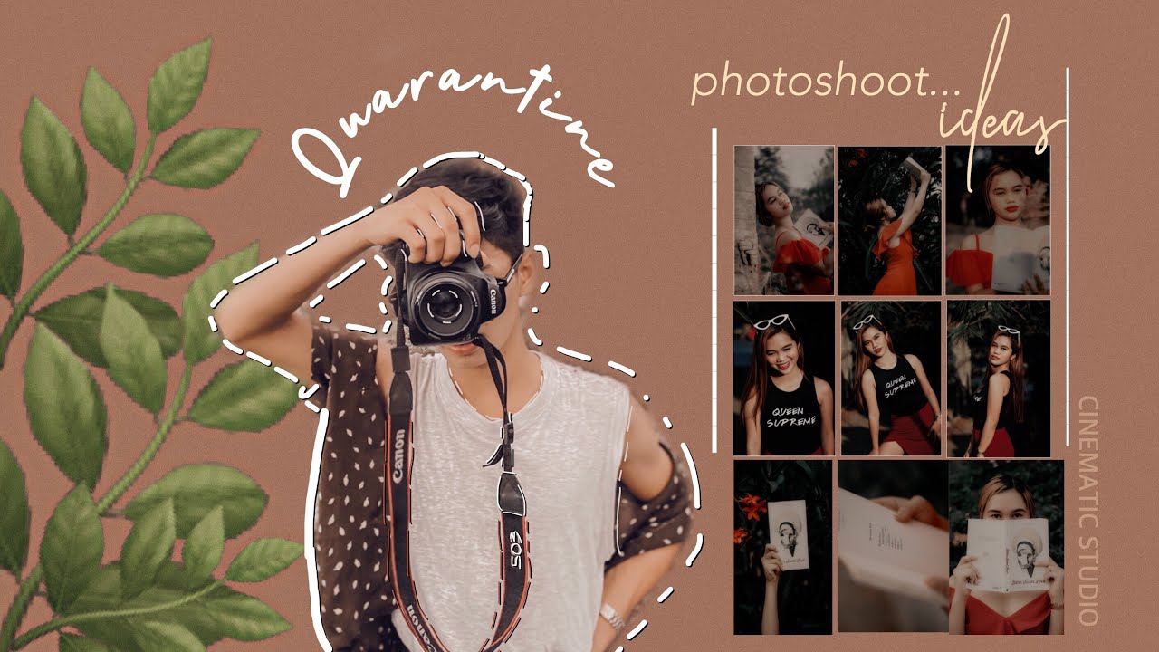 QUARANTINE PHOTOSHOOT IDEAS (With a twist)| Zaan Mark - YouTube