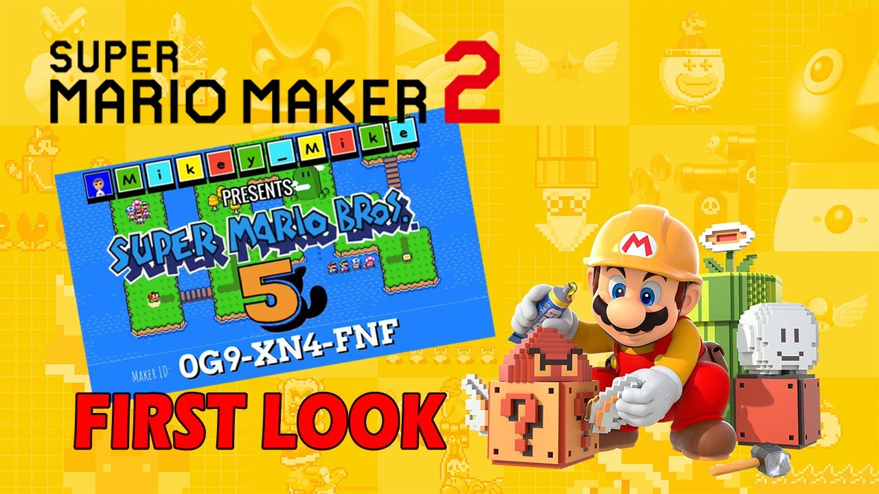Super Mario Bros 5 (Mario Maker 2 User World) First Look - YouTube