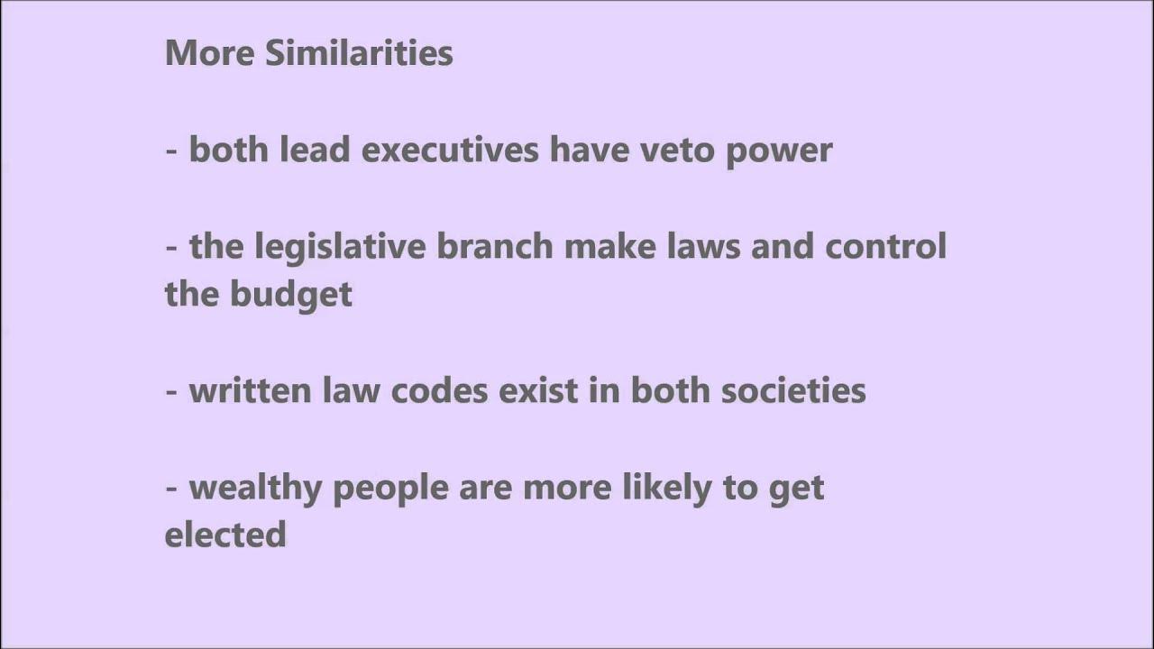 Ancient Roman Government vs U.S Government - YouTube