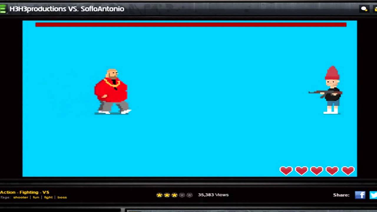 H3H3 vs SoFlo Antonio Video Game - 0 Deaths and "Remastered ending ...