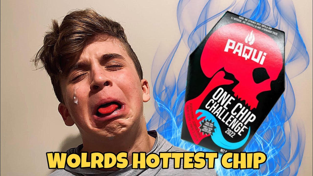 13 Year Old Eats World's HOTTEST Chip! Spicy Paqui One Chip Challenge ...