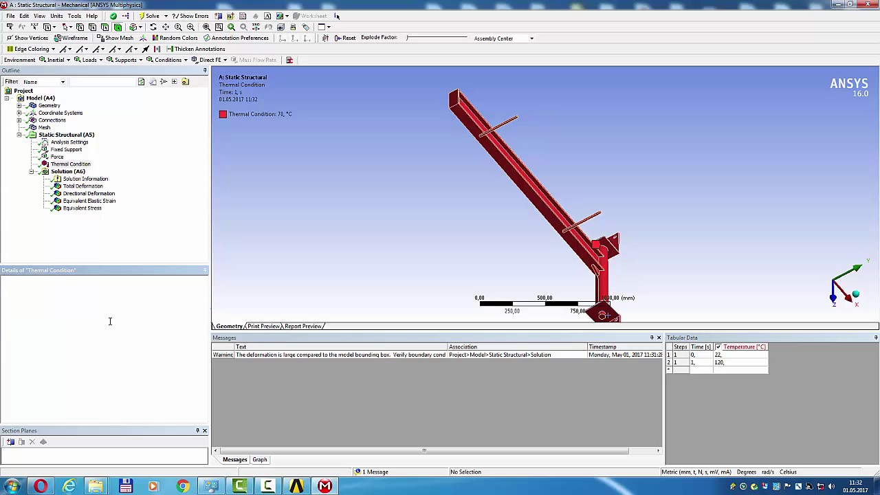 Pivoting crane - Lesson Ansys 18 - YouTube