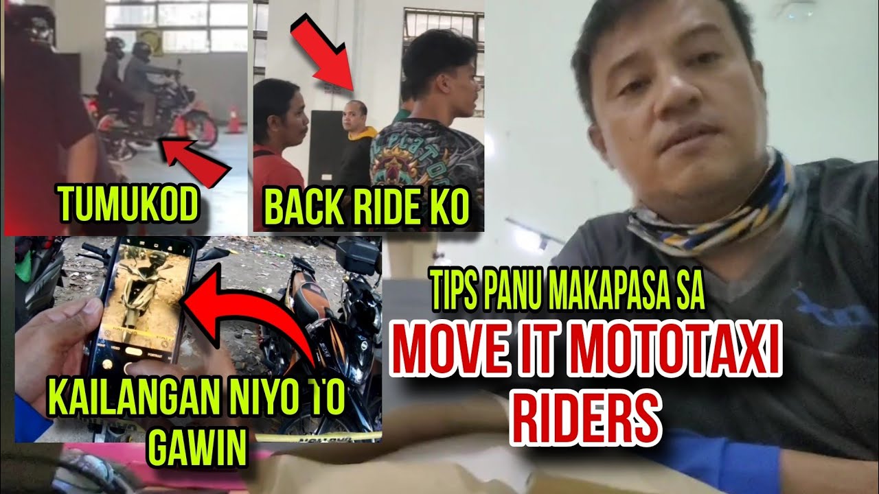 ang pag apply ko sa #moveit riders #mototaxi - YouTube