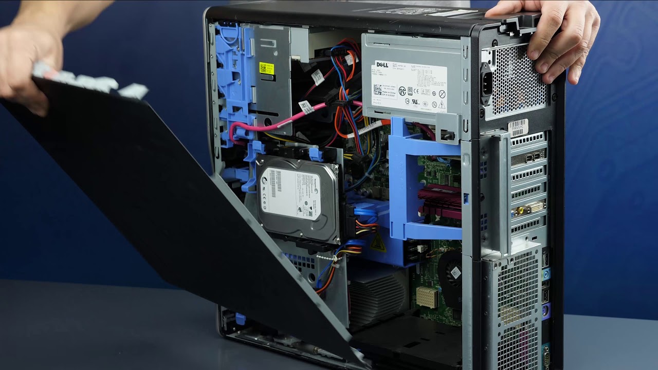 Dell T5500 Workstation Riser Board Installation - YouTube