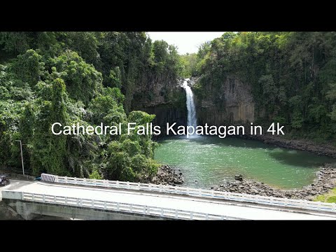 [4k] HD Cathedral Falls Kapatagan Lanao del Norte Aerial Video - Drone ...
