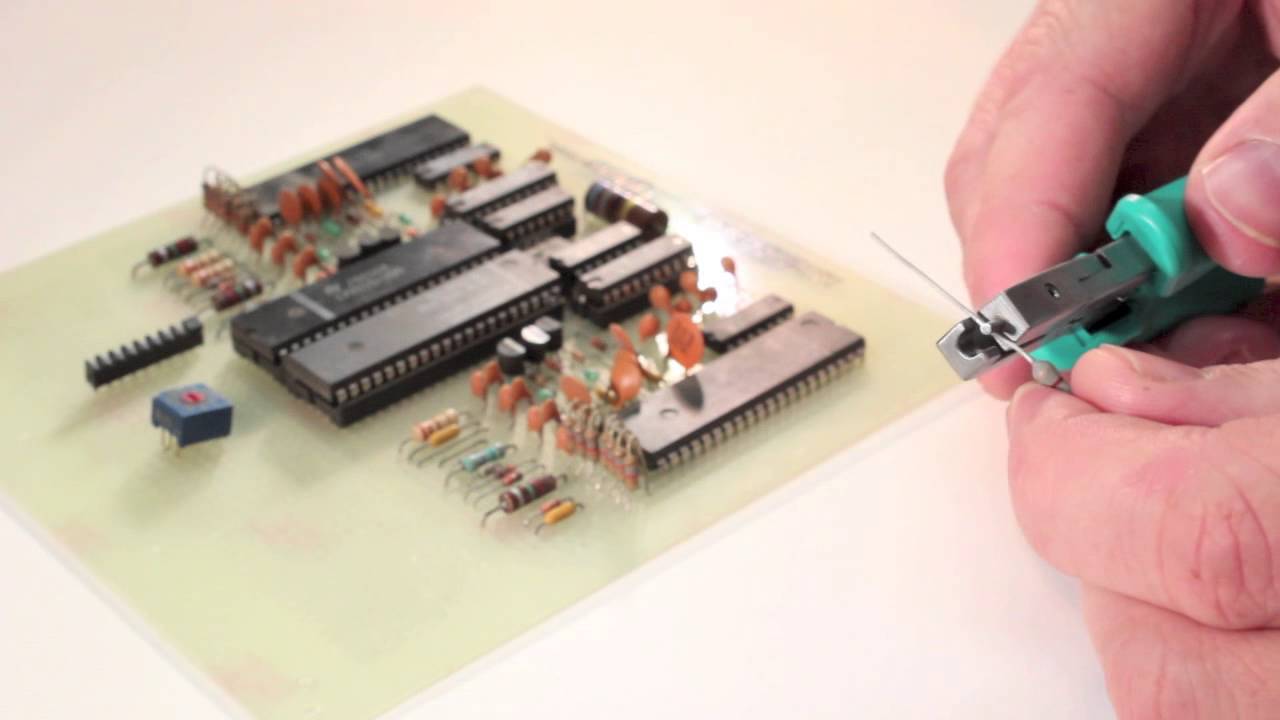 Excelta 554J-US - J Hook Lead Forming Pliers - YouTube