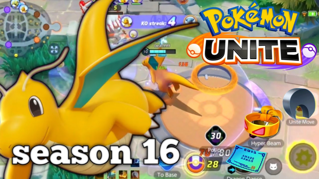 best build Dragonite pokémon unite| season 16 - YouTube
