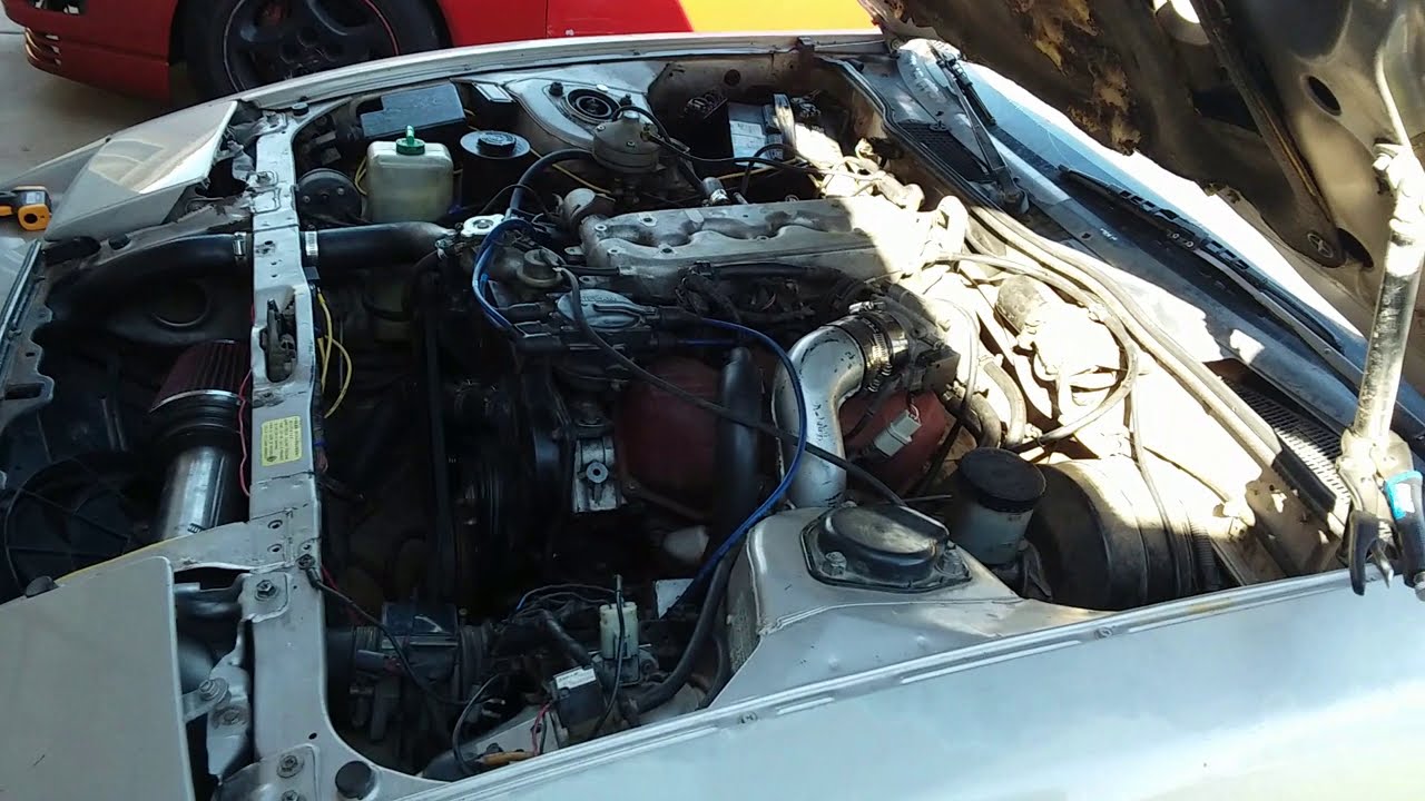 Z31 300ZX PRW2 swap w/stock PTU bracket - YouTube