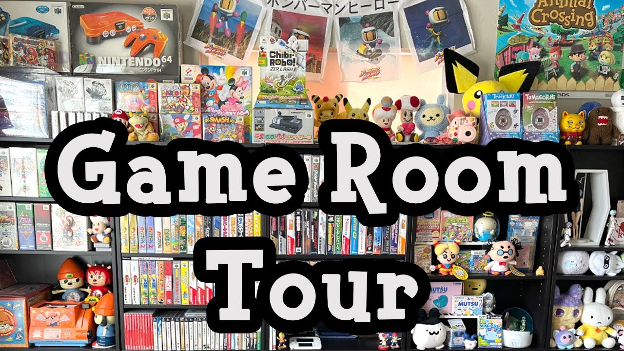 2022 Game Room Tour - (Complete Japanese N64 Collection!) - YouTube