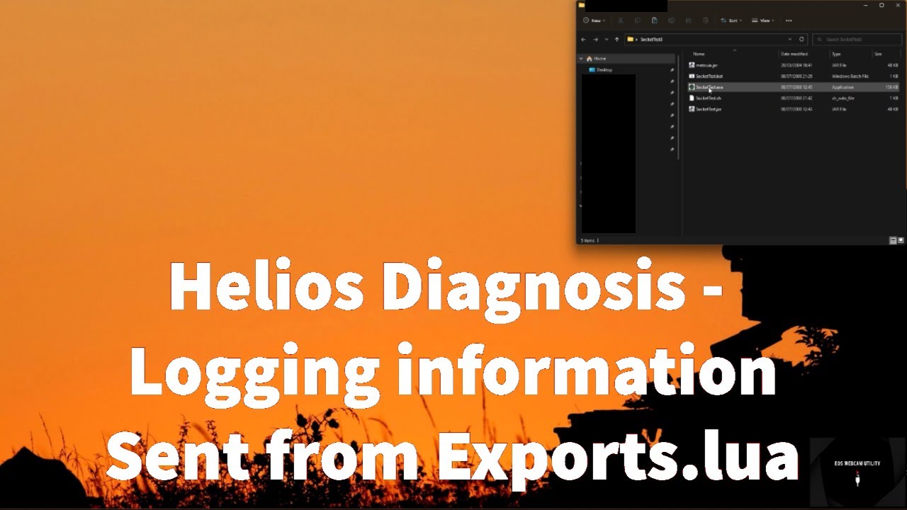 Helios DIagnosis with A UDP Listener - YouTube