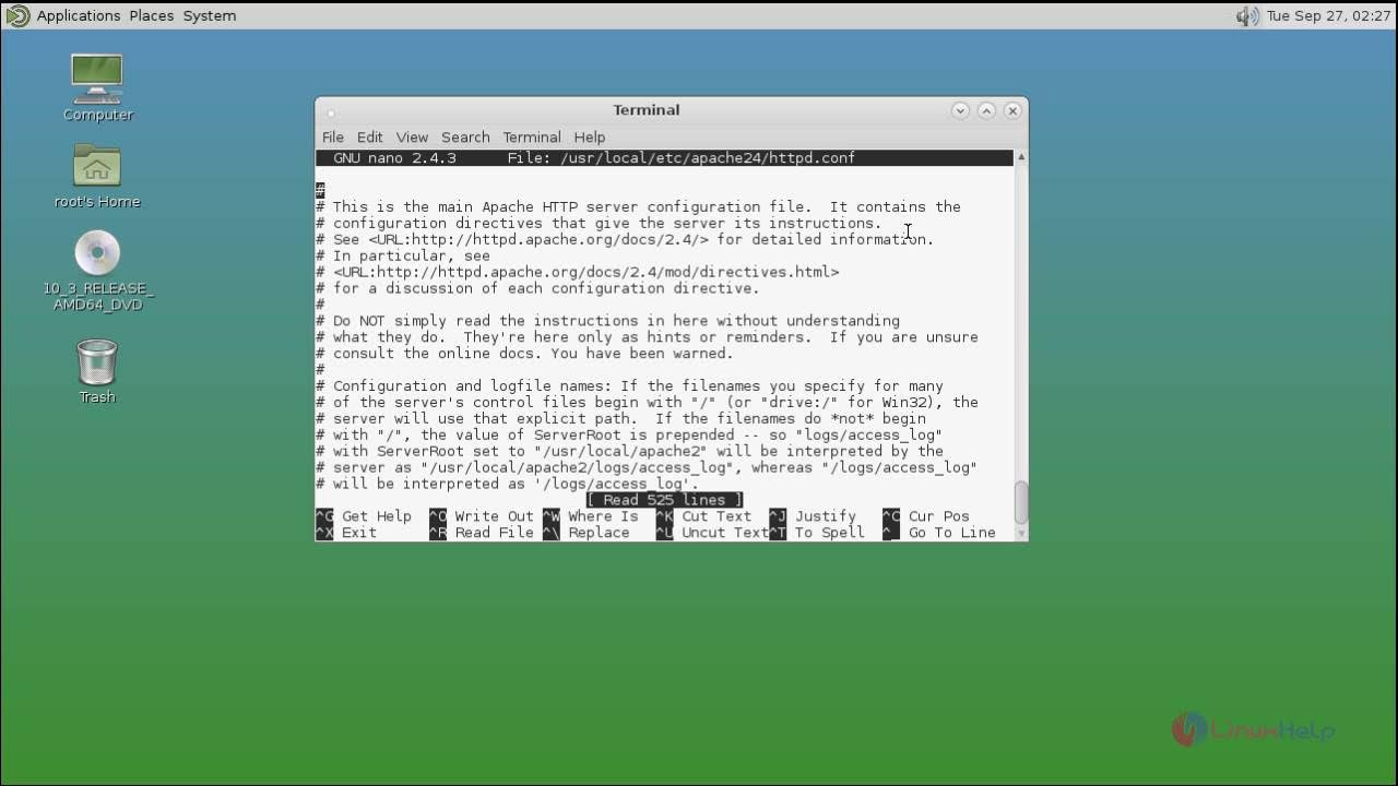 How to configure Apache virtual host in FreeBSD - YouTube