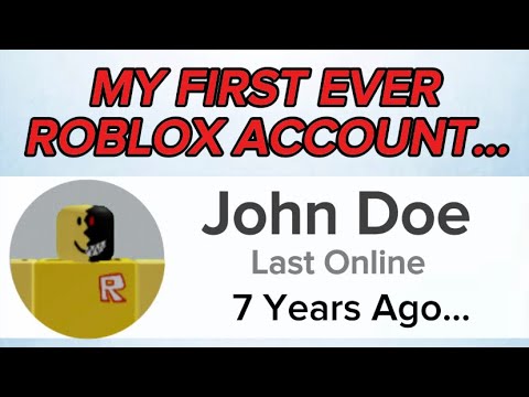 I Found My First Ever Roblox Account… - YouTube