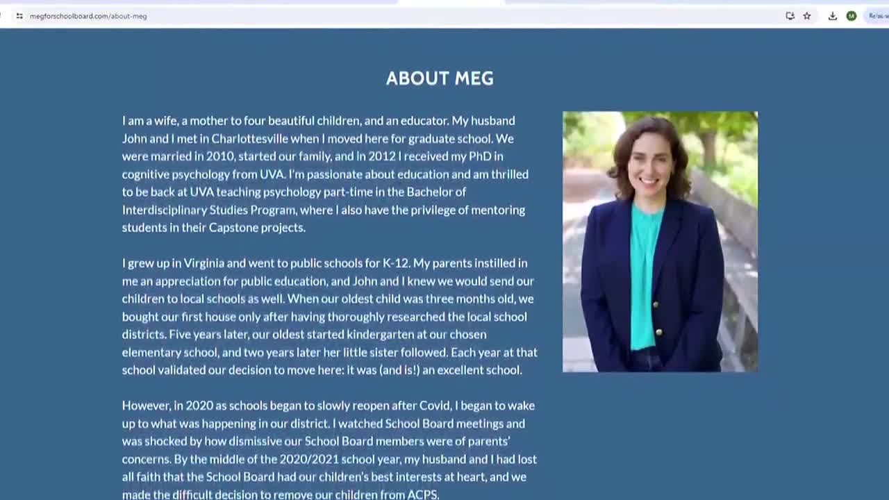 Meg Bryce appointed to Virginia Board of Education - YouTube