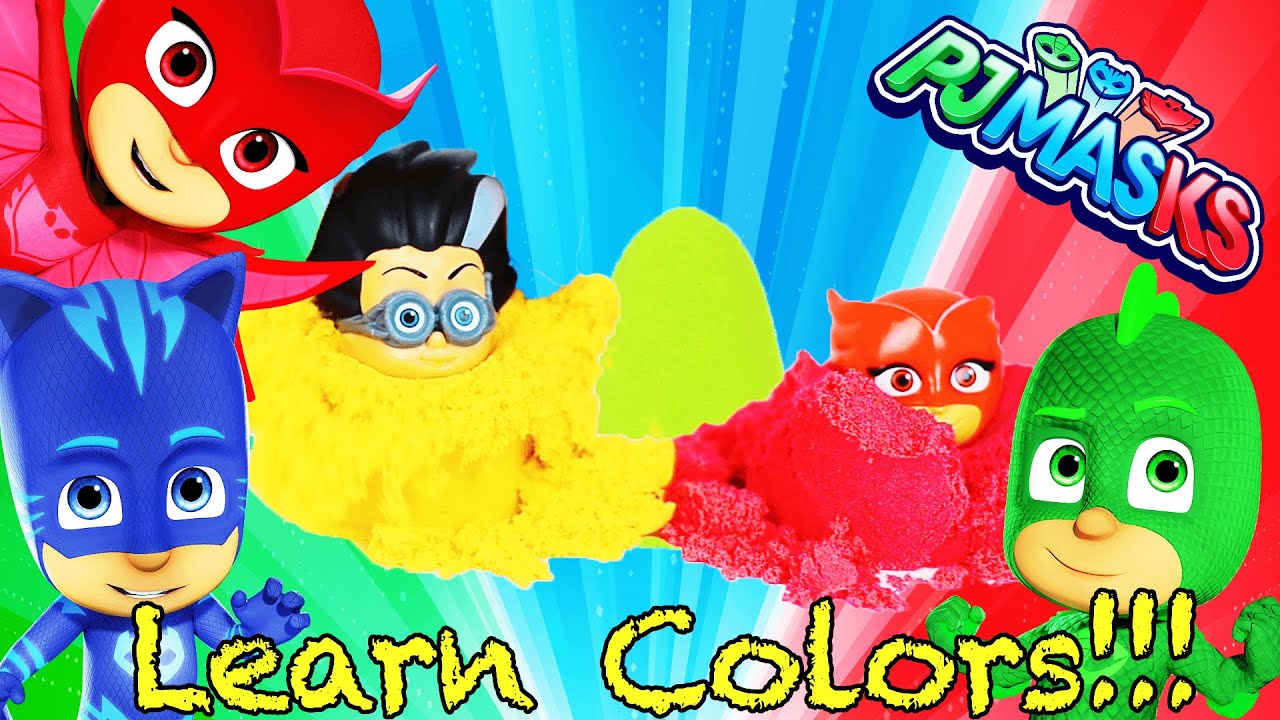 PJ Masks Creations | Learn Colors with the PJ Masks 6| Pretend Play ...