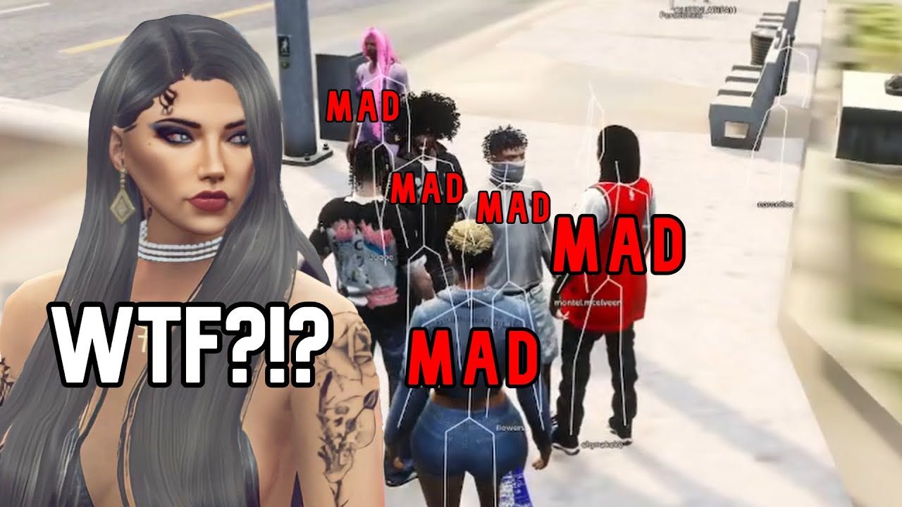 These women couldn't control their emotions in gta rp. - YouTube