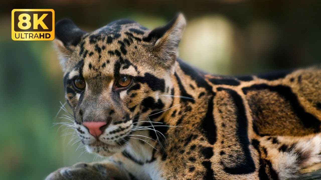 Elusive Beauty: The Clouded Leopard Unveiled 8K (60 FPS) Ultra HD With ...
