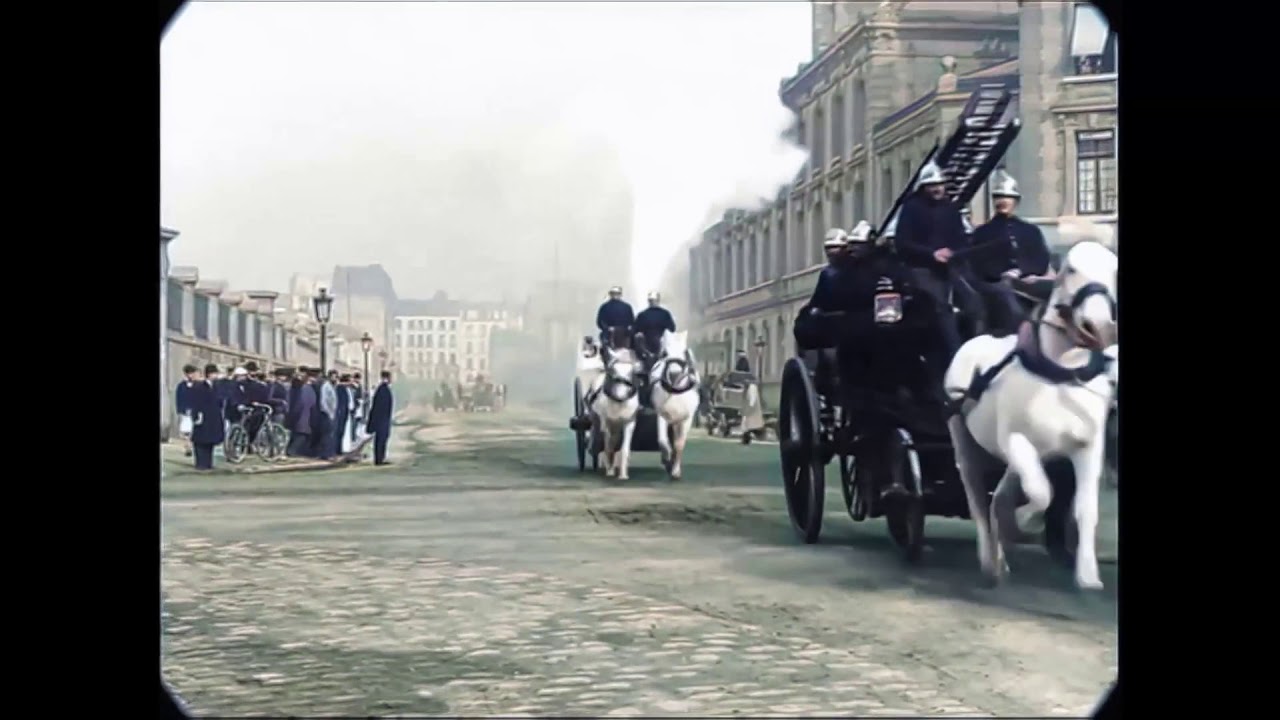 Paris, France in late 1890s (COLOR 4K) - YouTube