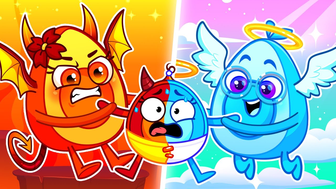 Angel😇 vs 😈Demon Mommy + More Baby Cartoon || Good Habits for Kids by ...