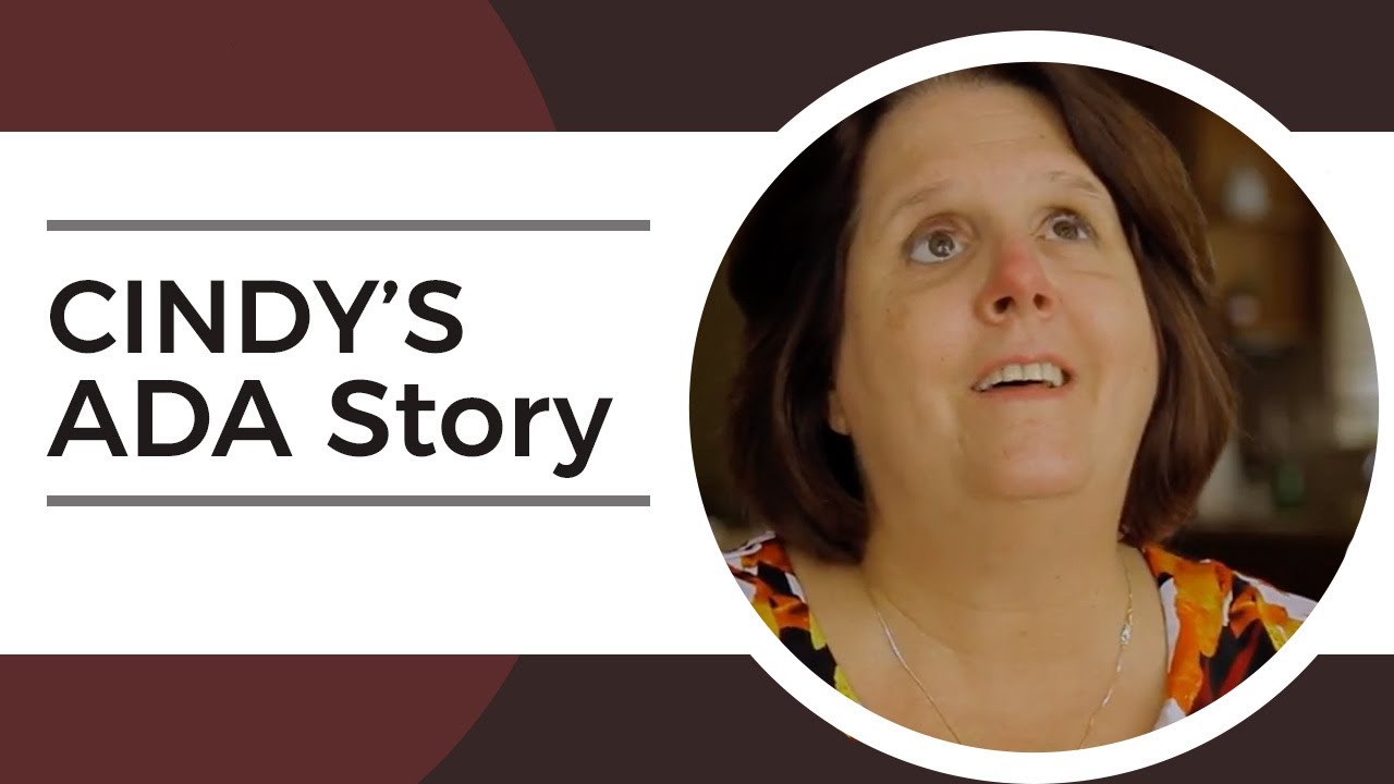 ADA25: Cindy's Story - YouTube