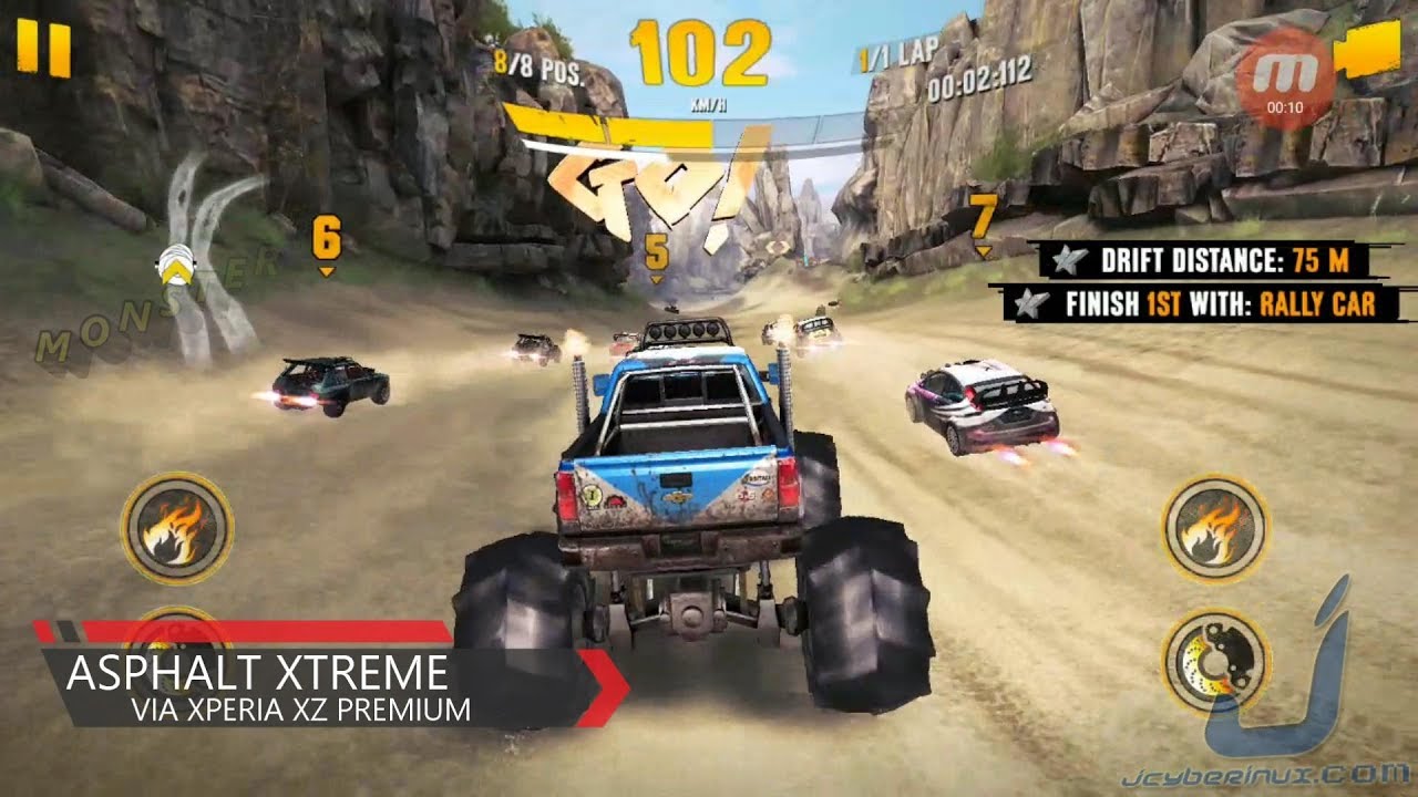 ASPHALT XTREME - MONSTER TRUCK VIA MOBIZEN SCREEN RECORD - YouTube