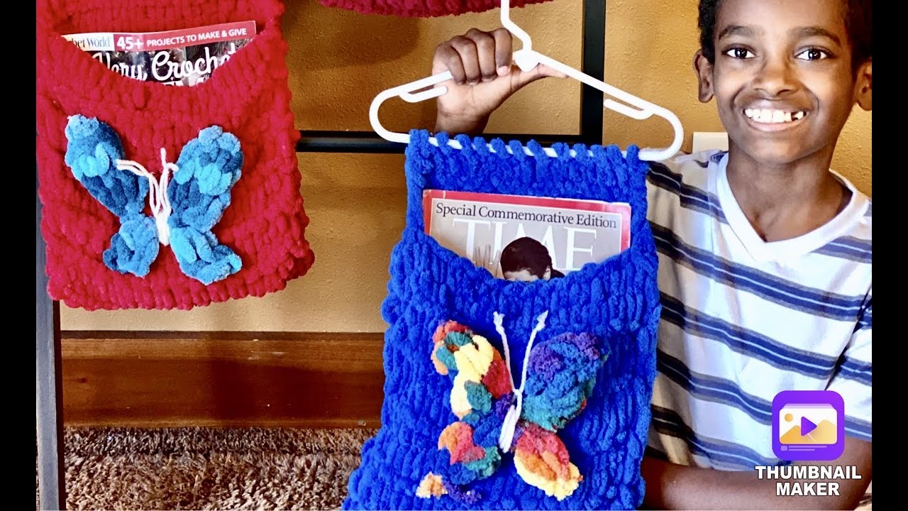 EZ BUTTERFLY HANGING ORGANIZER by Jonah's Hands - YouTube