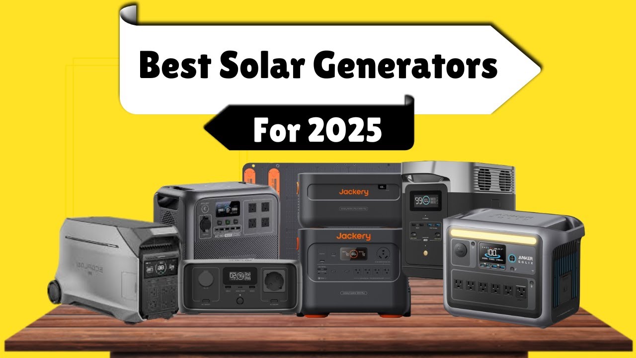 Best Solar Generators for 2025 [New Models Are Game-Changing!] - YouTube