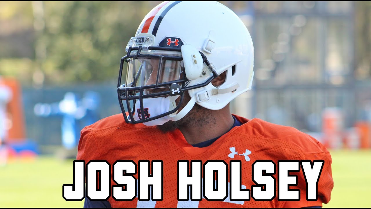 Auburn's Josh Holsey moves on surgically repaired knee - YouTube