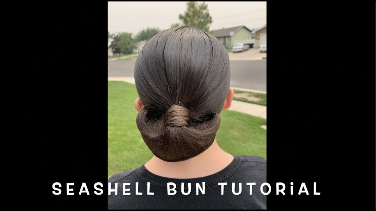 Seashell Bun Tutorial (Ballroom Dance) - YouTube