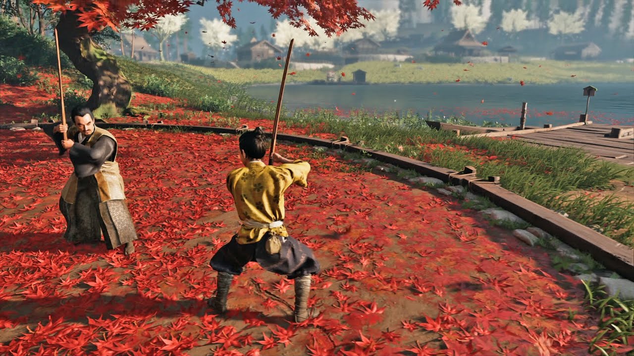 Ghost of Tsushima - Young Jin VS Lord Shimura Fight - Samurai Training ...