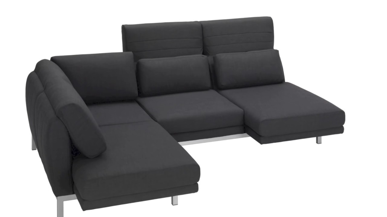 Ewald Schillig Sofa Columbo mit Funktion / Rückenverstellung - YouTube