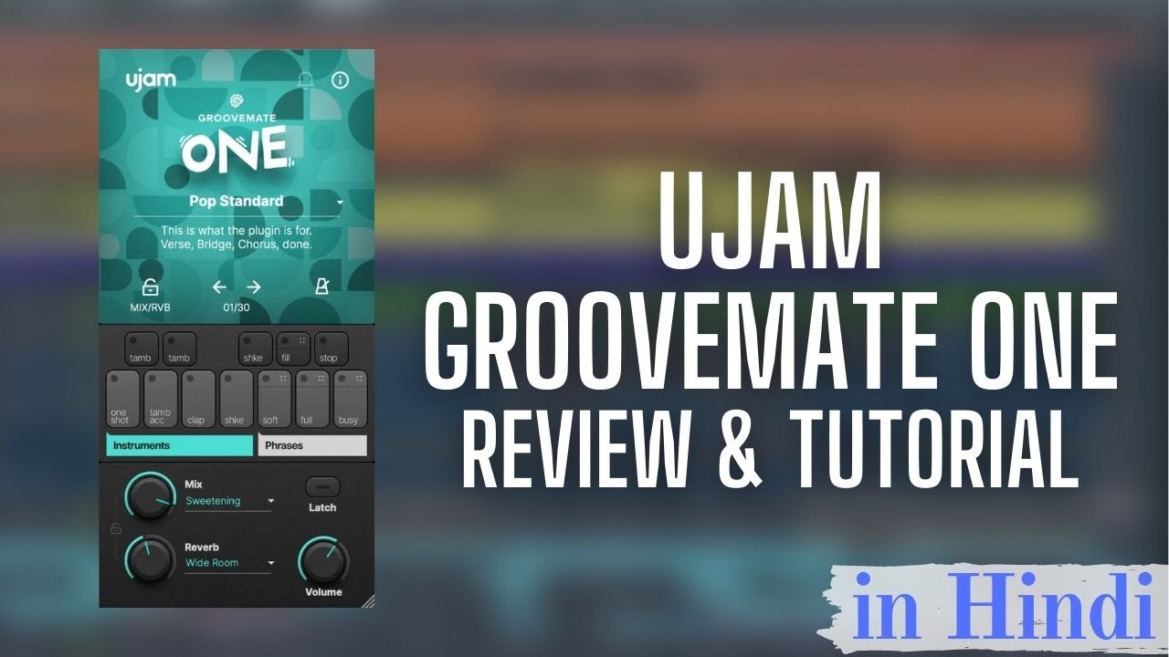UJAM groovemate one review and tutorial | new vst plugin - YouTube