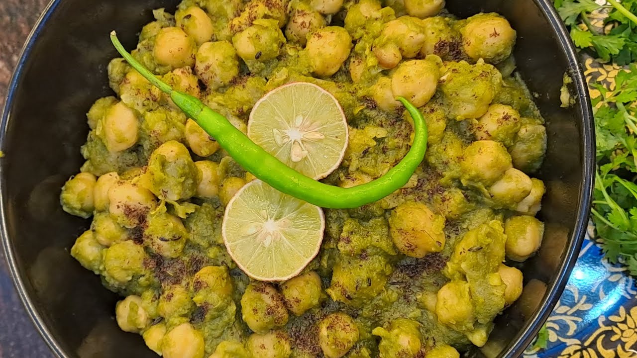 Hare Chhole(( chana chat))@FarhaNishatLifestyle7866 #cookingchannel # ...