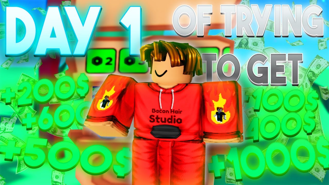 0 to 1K Roblox challenge (pls donate)- Day 1 - YouTube